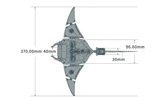 Innovative Mechanical Metal Manta Ray Model Steampunk Style Metal Manta ...