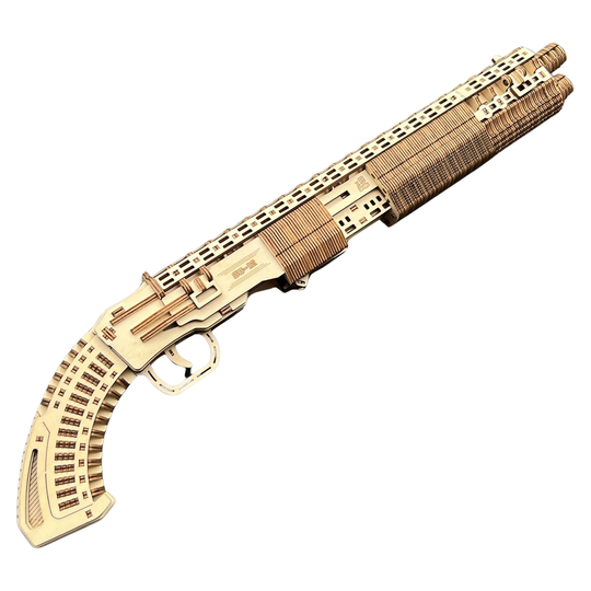 Rokrgeek Wooden Gun Puzzle – Safe Toy Guns for Fun Shooting