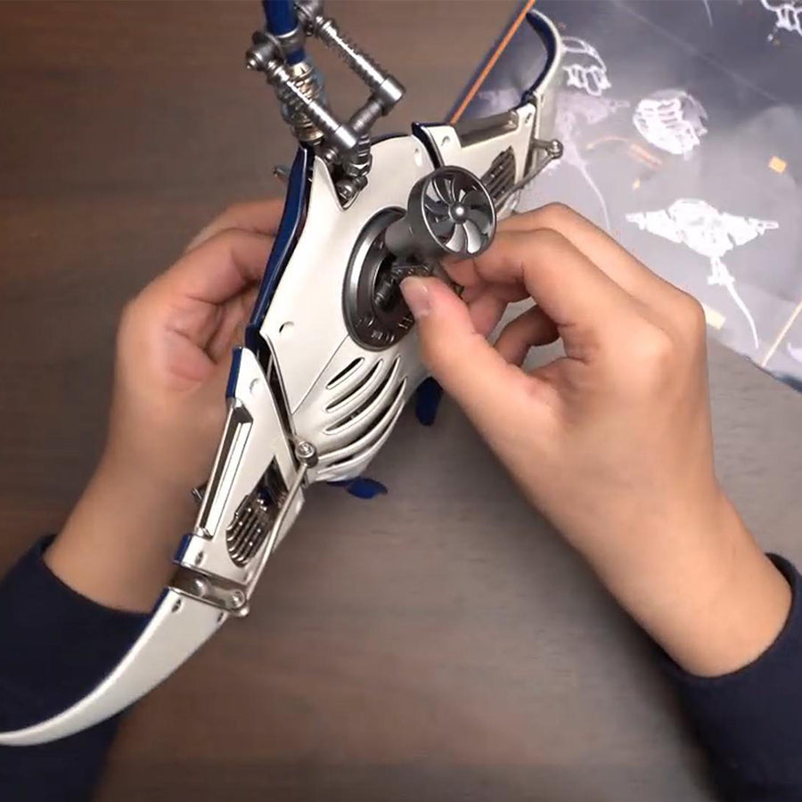 Innovative Mechanical Metal Manta Rays Model Steampunk Style Metal ...