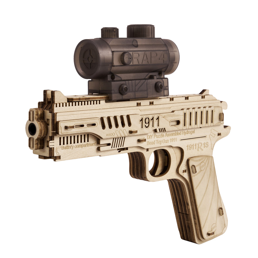 Rokrgeek Wooden Gun Puzzle – Safe Toy Guns for Fun Shooting