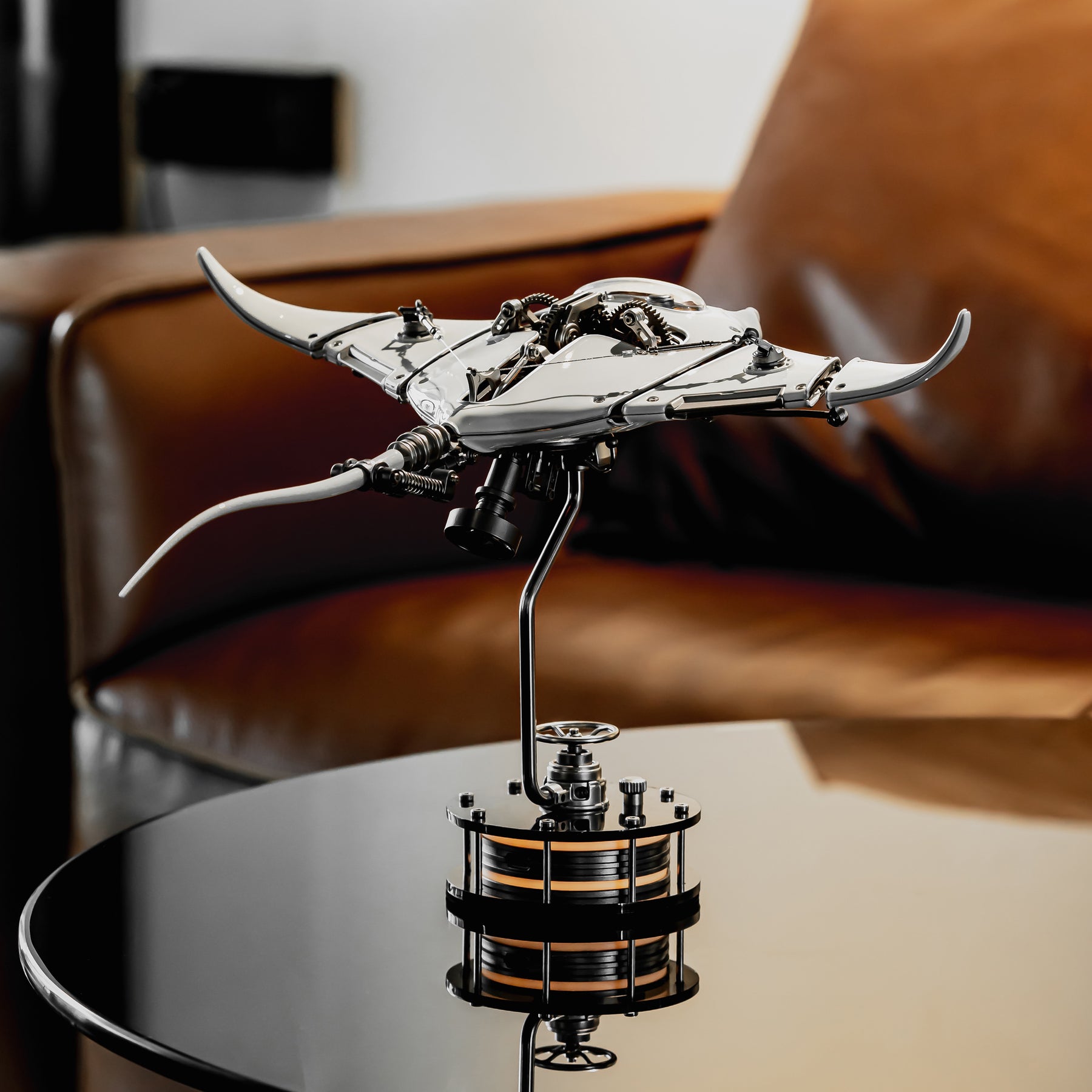 Innovative Mechanical Metal Manta Ray Model Steampunk Style Metal Manta ...