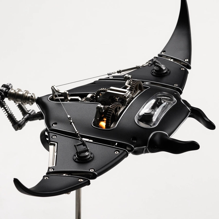 Innovative Mechanical Metal Manta Ray Model Steampunk Style Metal Manta ...