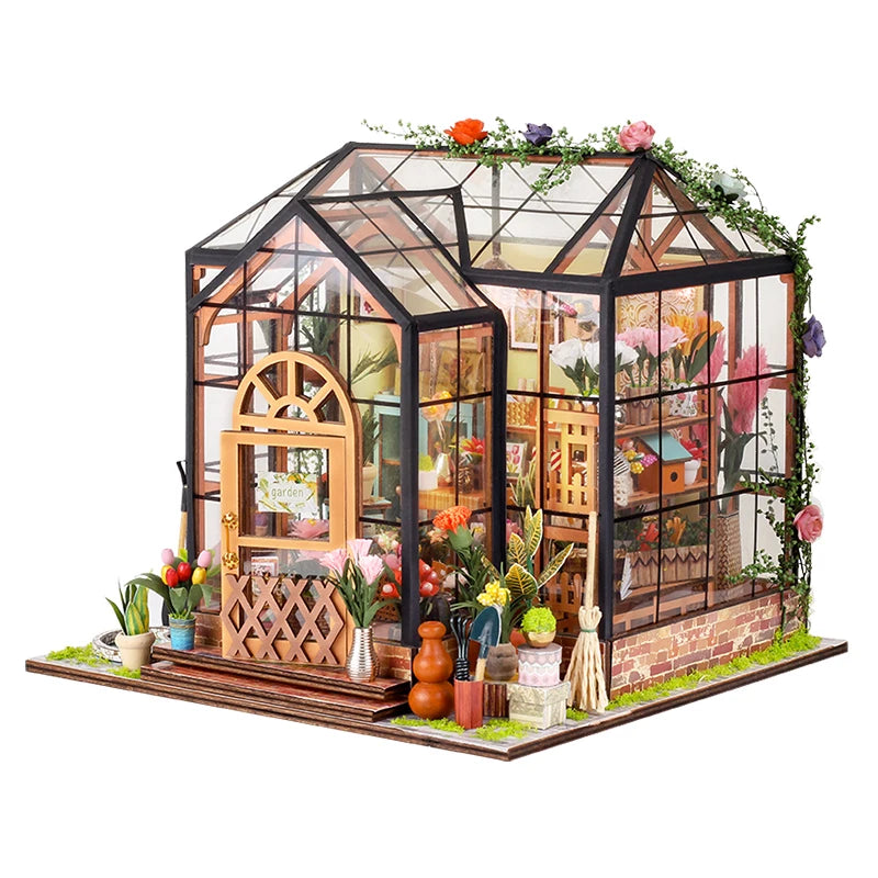 Rokrgeek Jenny's Greenhouse Miniature House Kit